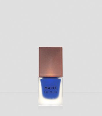 Royal Blue Matte Nail Polish | New Look