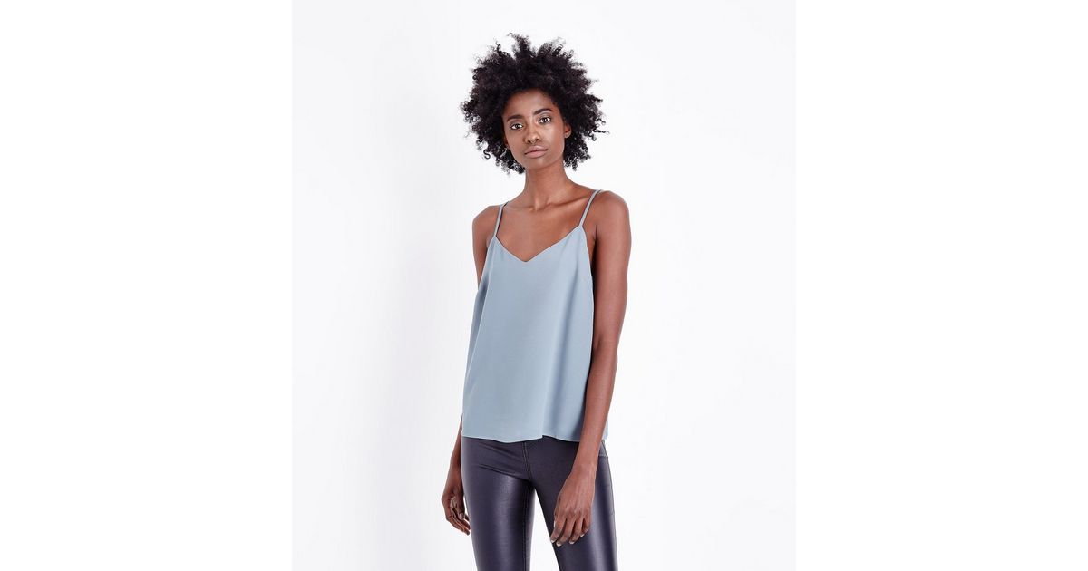 Mint Green Strappy Back Cami | New Look