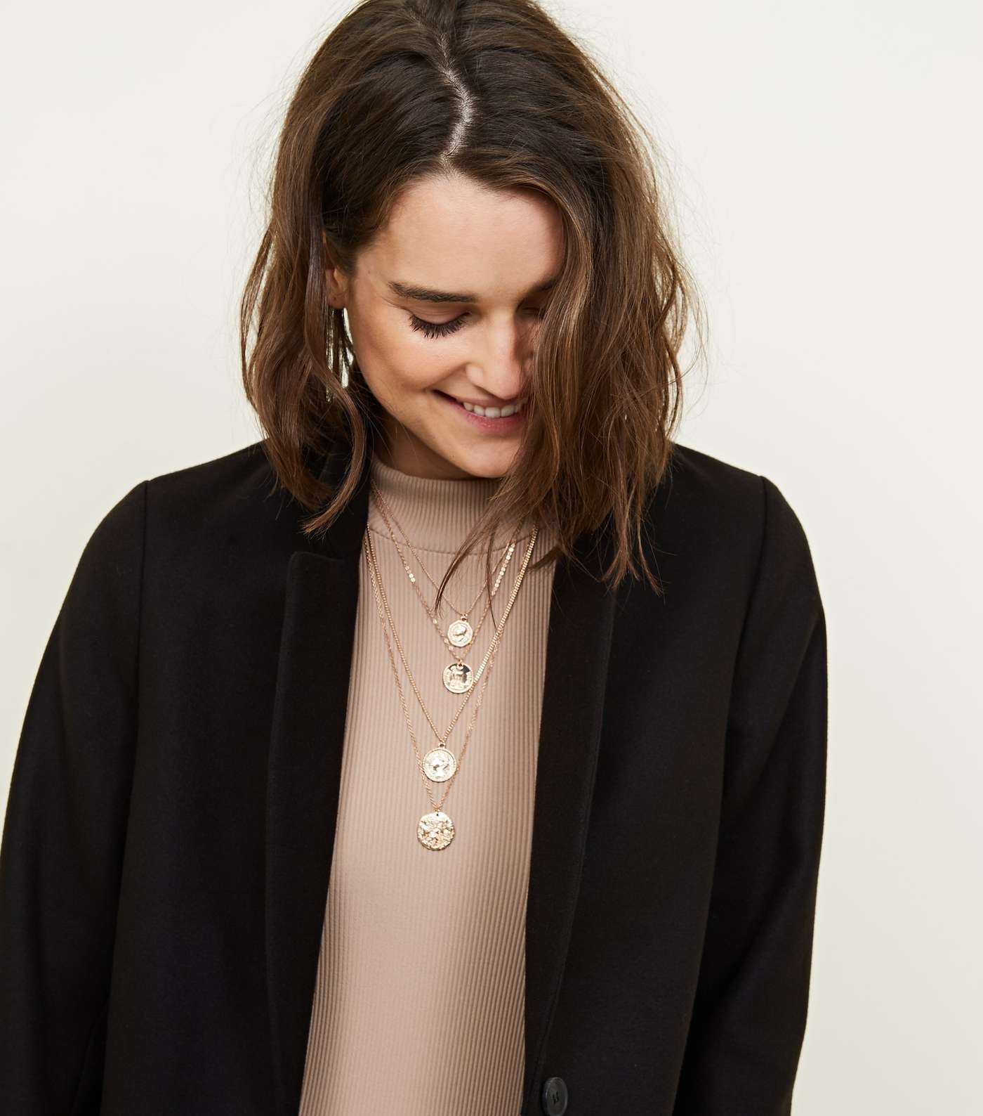 Black Single Breasted Formal Coat New Look