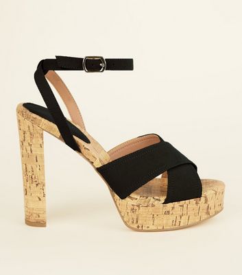 Sandales à talons | Sandales à brides & à lanières | New Look