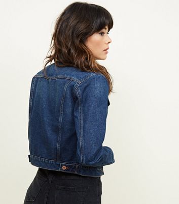 Blue Borg Collar Denim Jacket | New Look