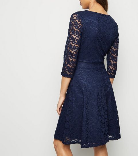 Navy Dresses | Navy Blue Maxi & Midi Dresses | New Look