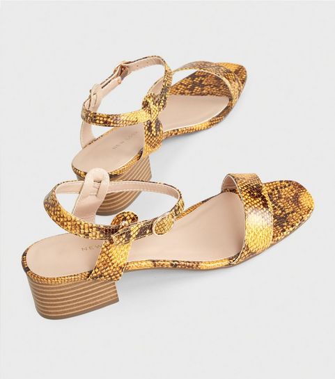 Sandales à talons | Sandales à brides & à lanières | New Look