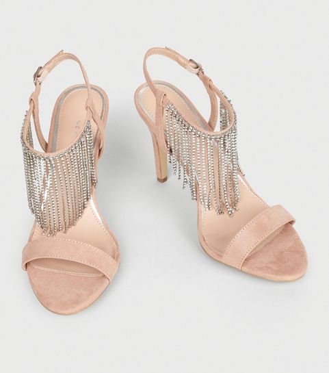 Sandales à talons | Sandales à brides & à lanières | New Look