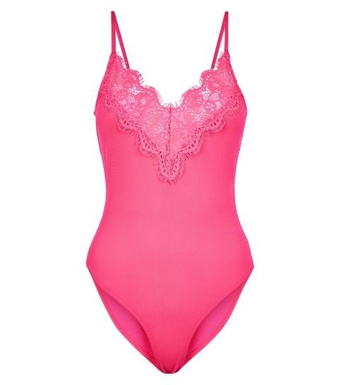Lace Bodysuits | Lace Bodies & Leotards | New Look