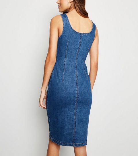 Denim Dresses | Fitted & Black Denim Dresses | New Look