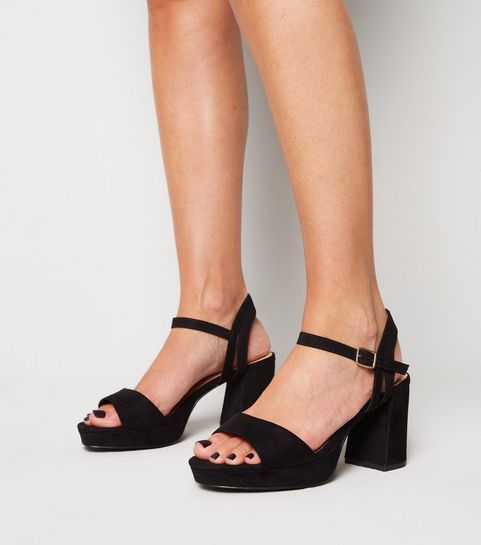 Wide Fit Heels | Wide Fit Block Heels & Wide Fit High Heels | New Look