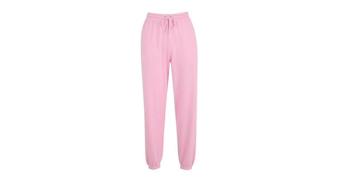 Pink Cuffed Joggers | New Look