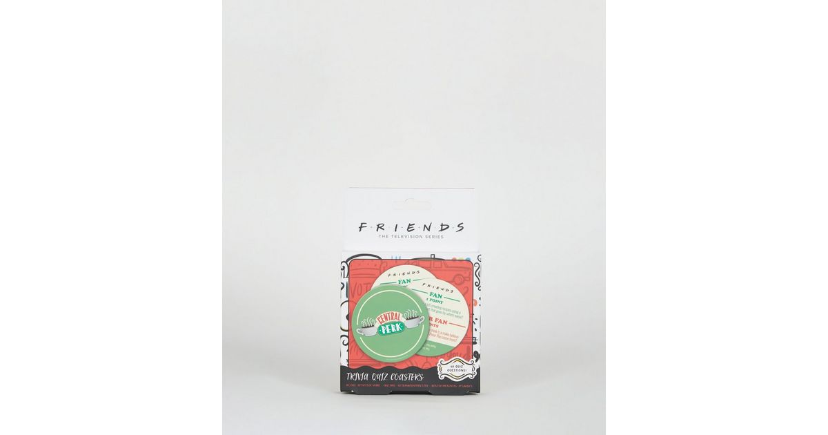 Multicoloured Friends Trivia Quiz Coasters | New Look