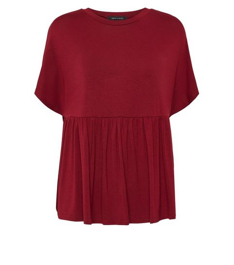 Red Tops | Wine Red, Maroon & Burgundy Tops | New Look