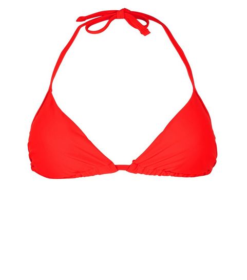 Bikini Tops | Moulded, Crop & Triangle Bikini Tops | New Look