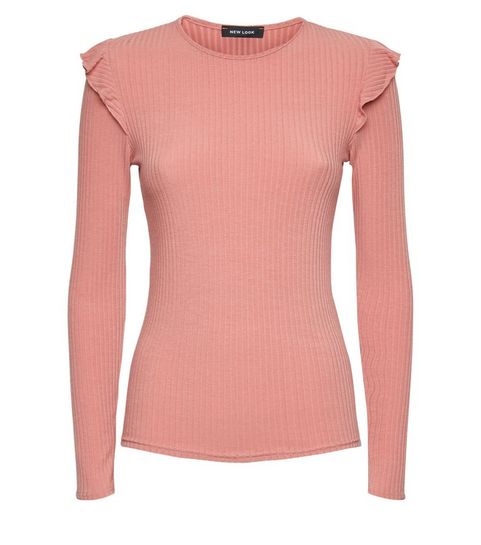 Ribbed Tops | High Neck & Long Sleeve Ribbed Tops | New Look