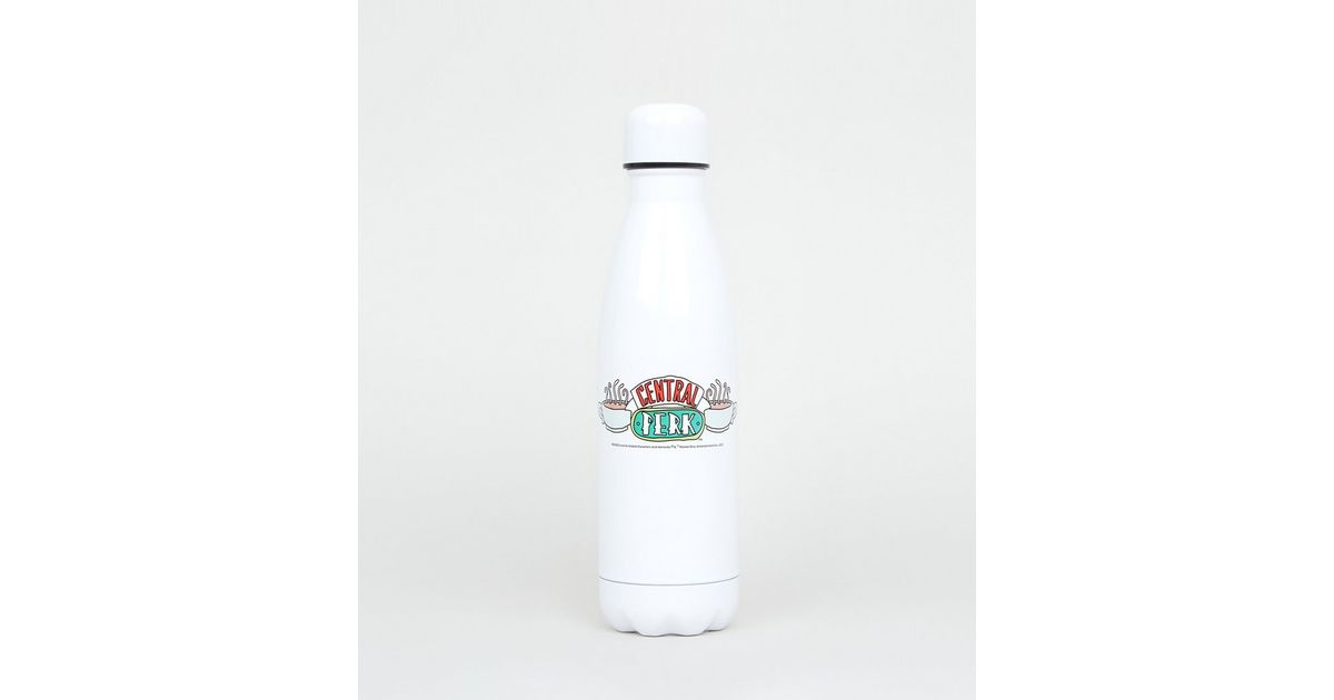 Multicoloured Central Perk Friends Slogan Metal Drinker | New Look