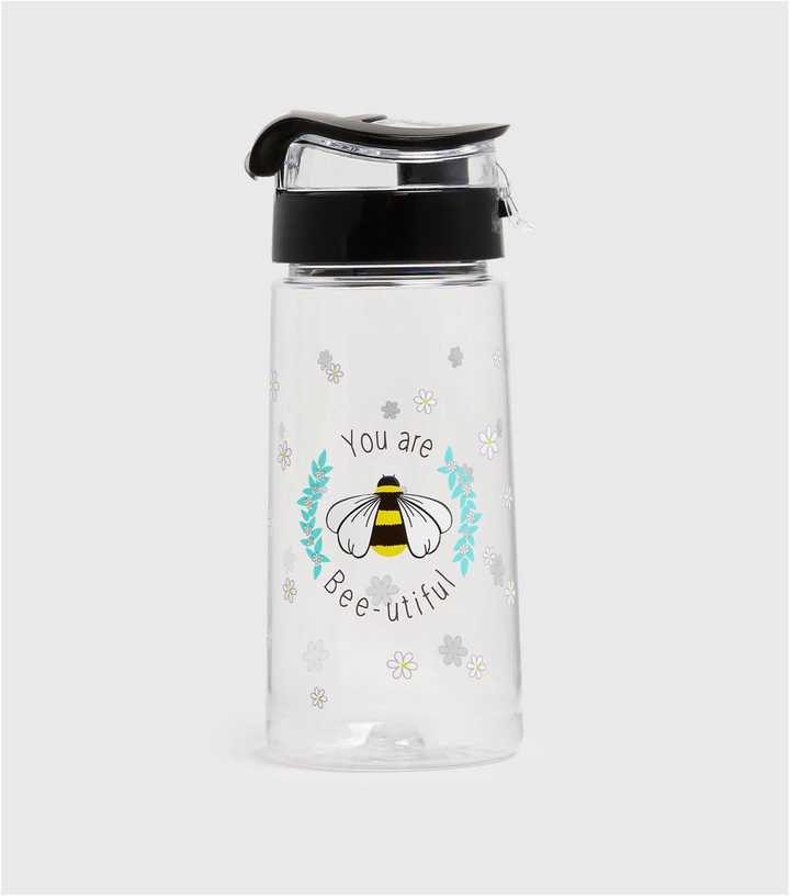 Multicoloured You Are Bee-utiful Slogan Water Bottle | New Look