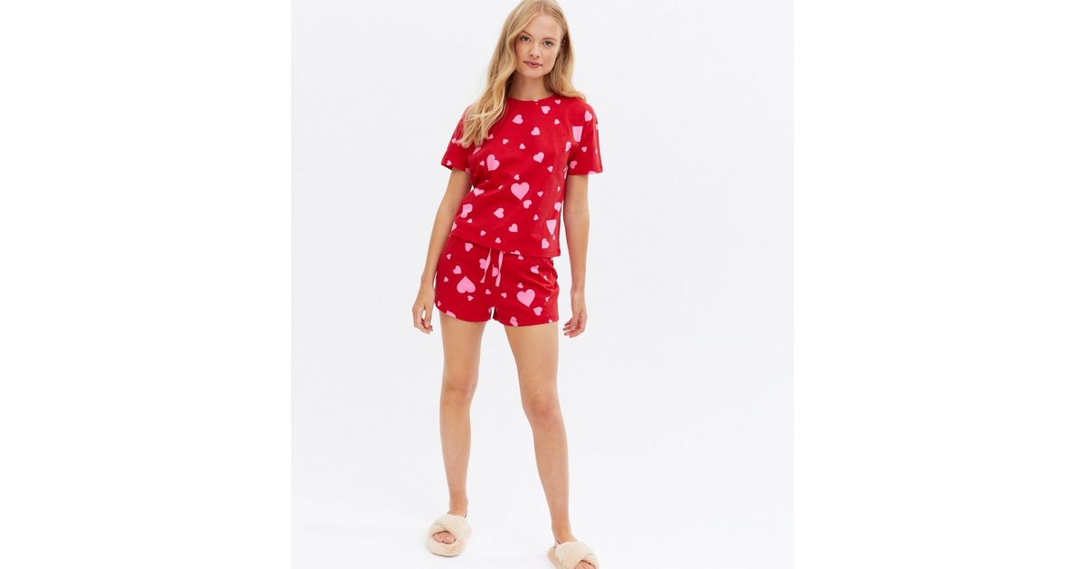 Red Heart Soft Touch Matching Family Pyjama Set | New Look