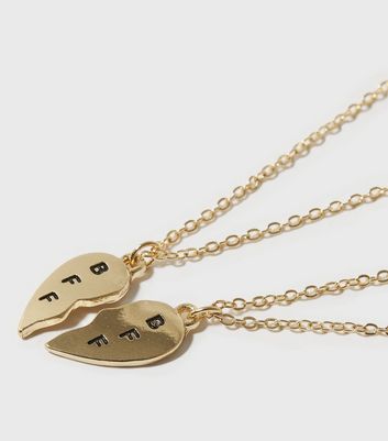 Best friend necklaces for 2 real gold store