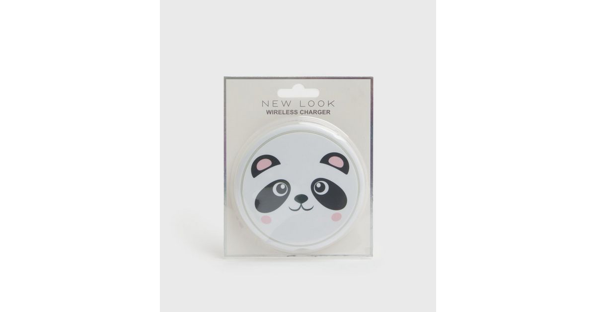 White Panda Wireless Charger | New Look