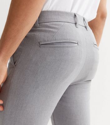 Grey Marl Super Skinny Suit Trousers New Look