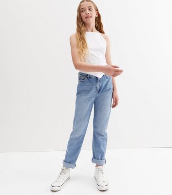 Girls White Hanky Hem Cami | New Look