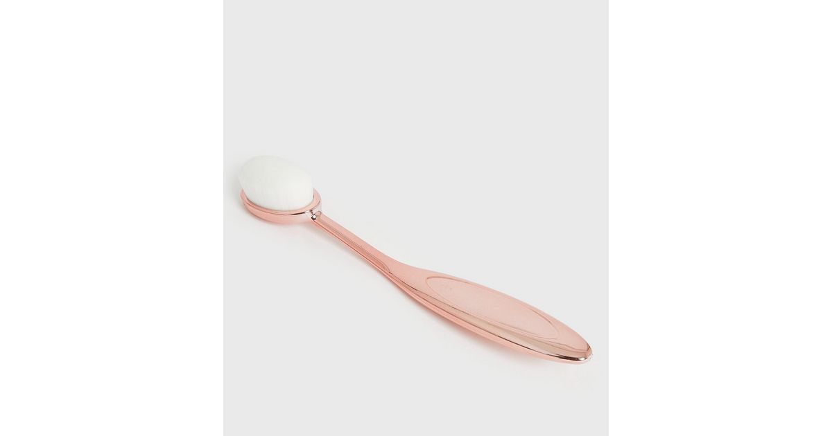 Rose Gold Foundation Brush | New Look