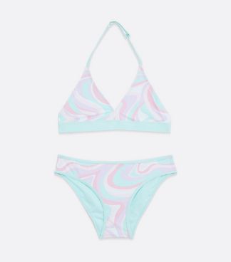 Blue Triangle Bikinis | New Look