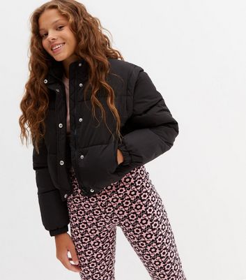 Girls' Black Coats | Girls' Black Jackets | New Look