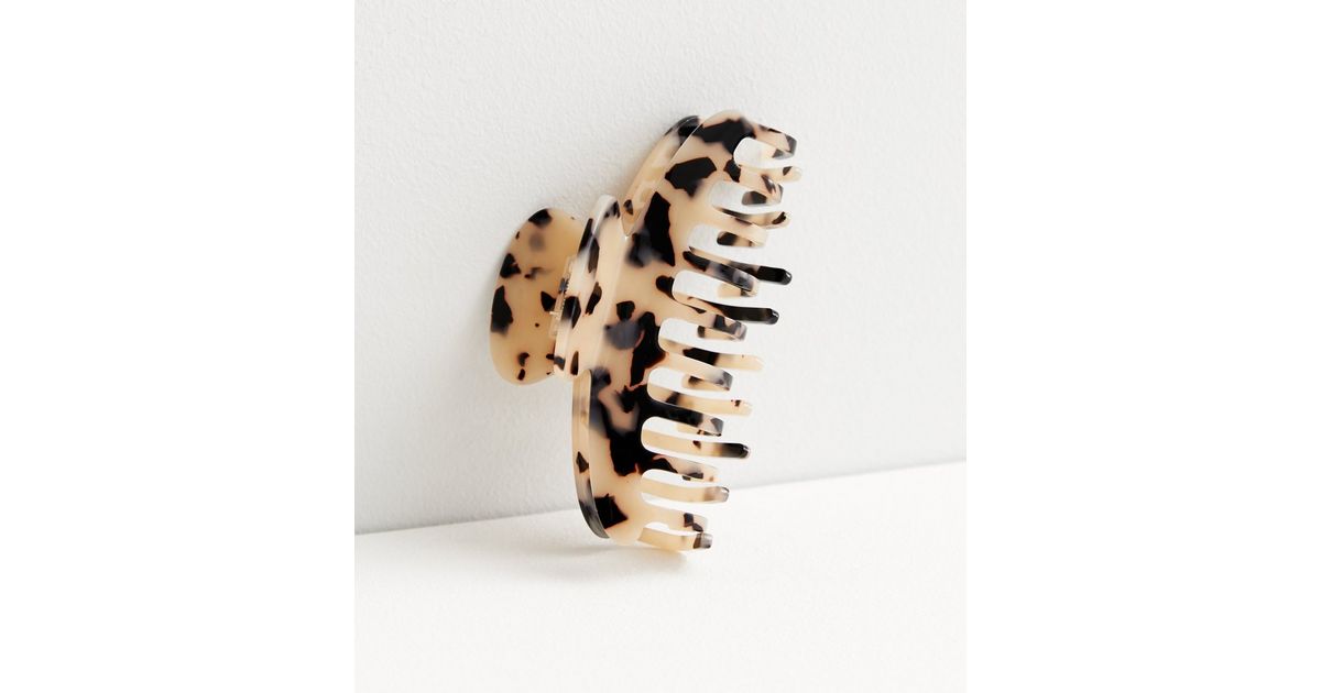 Stone Resin Claw Clip | New Look