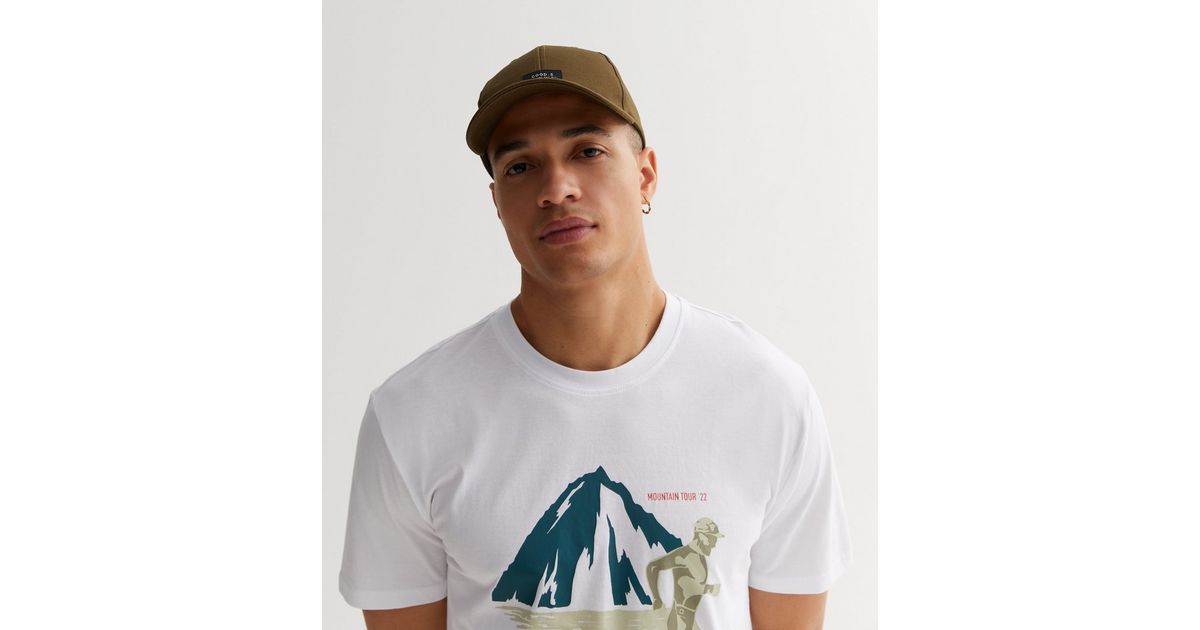 Khaki Logo Label Cap | New Look