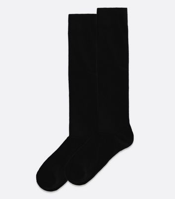 Knee high black socks store
