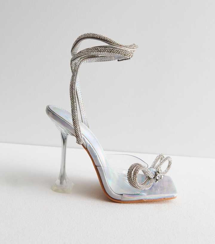 Silver Holographic Heels | atelier-yuwa.ciao.jp