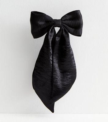 Black bow for hair store