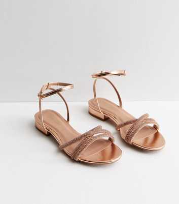 Rose Gold Shoes | Women's Rose Gold Sandals & Heels | New Look