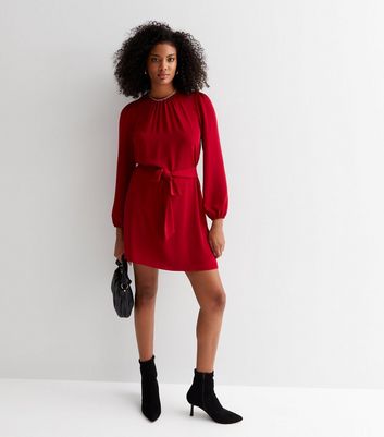 Red dress new look store
