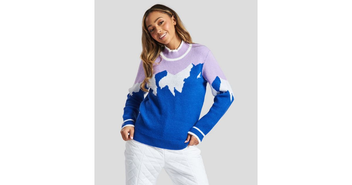 South Beach Multicoloured Mountain Knit Ski Jumper | New Look