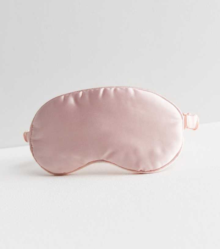 Pink Satin Eye Mask | New Look