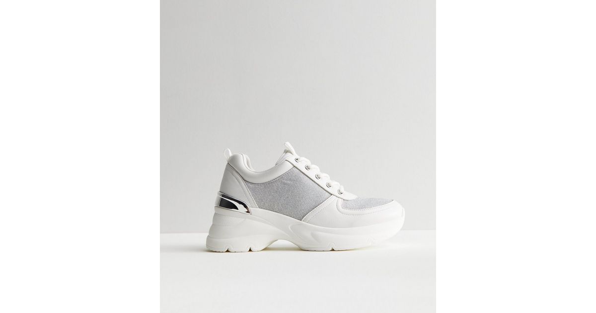 White Sports Wedge | New Look