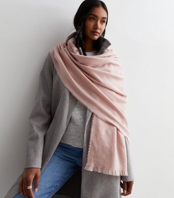 Pink Plain Scarf | New Look