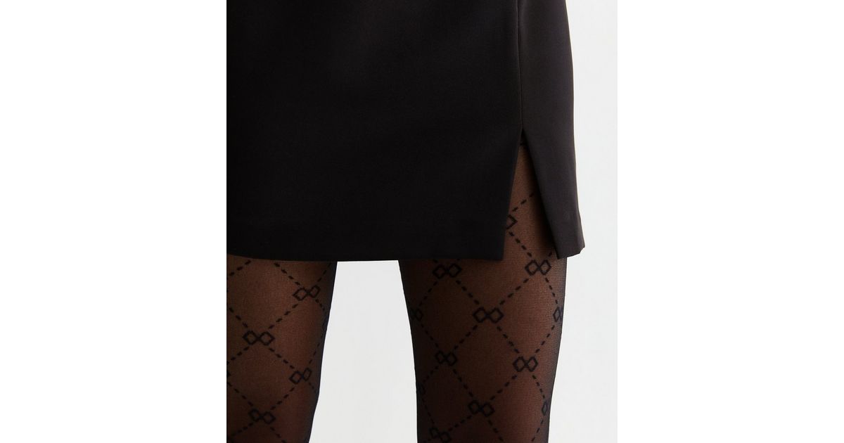 Black Bow Tights | New Look