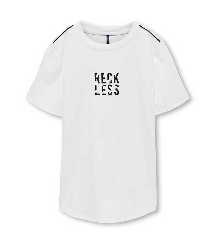 Reckless Logo RECKLESS WHITE CHAIN T SHIRT – Reckless.rec