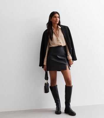 Mink Heart Spot Long Sleeve Shirt | New Look