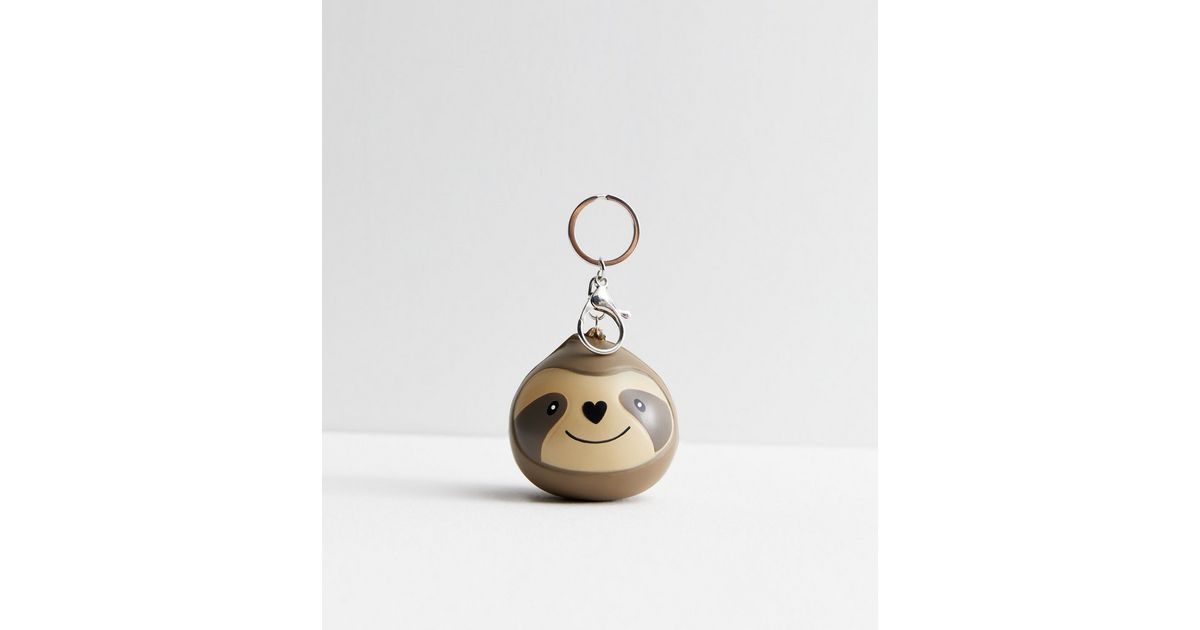 Mink Sloth Squishy Bag Charm | New Look