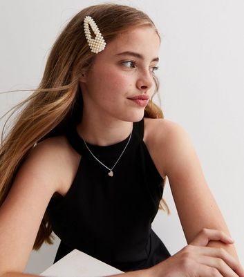 Girls Black Scuba Halter Playsuit | New Look