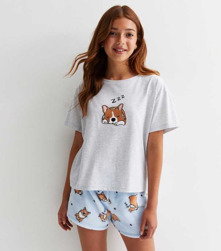 corgi print pyjamas