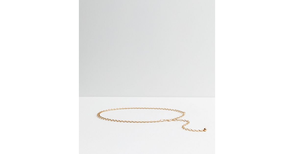 Gold Chain Link Belt | New Look