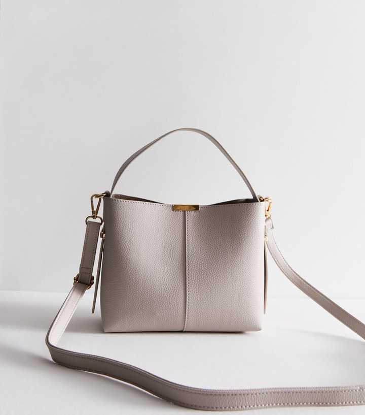 Mink Leather-Look Bucket Bag | New Look