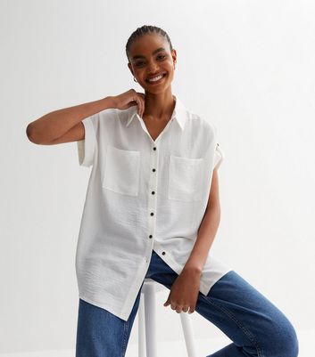 White Longline Blouses Buy Off White Tops For Women By Marks & Spencer