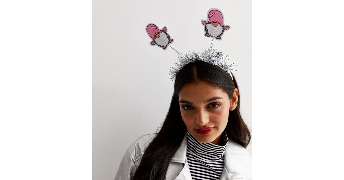 Silver Christmas Gonk Bopper Headband | New Look