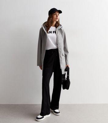 Grey Hooded Rain Anorak | New Look