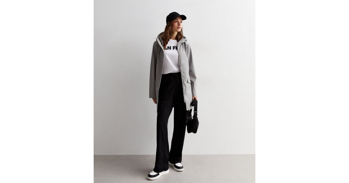 Grey Hooded Rain Anorak | New Look