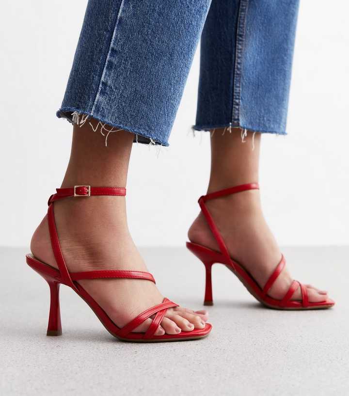 Red Stiletto Sandals Red Heels For Women Sold On Temu United States